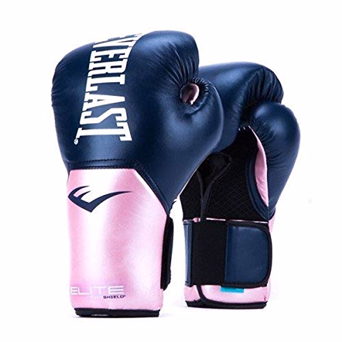 Everlast Elite Pro Style Training Gloves, Pink/Blue, 12 oz