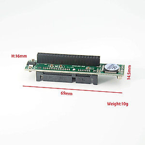 USECL 2.5 Inch IDE to SATA Adapter,44 pin IDE HDD Laptop Hard Drive Female to 7+15 pin Male SATA Adapter,Convert Laptop IDE Hard Drive to SATA Port.