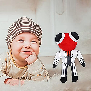 CHPM Rainbow Friends Plush, 11.8 inch Rainbow Friends Plush Toys Soft Stuffed Animal, Bring Home The Fun with Rainbow Friends Plush Toy - Adorable Gift for Kids and Collectors (Red)