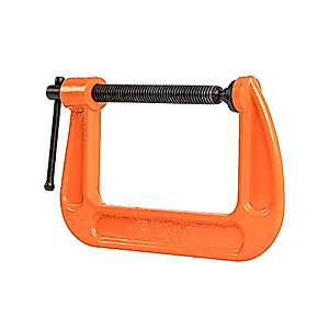 Pony Jorgensen 2650 5-Inch C-Clamp, Orange