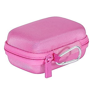 co2CREA Hard Case Compatible with CAMKORY/Lecran/KODAK PIXPRO/VAHOIALD/AiTechny Digital Camera Video Camera, Pink