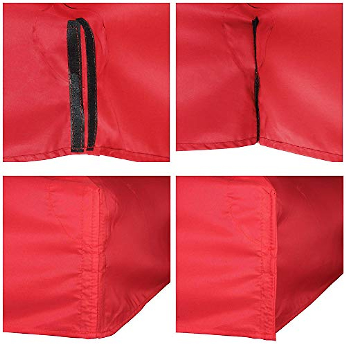 Yescom 8'x8' UV30+ Gazebo Canopy Replacement Top Cover Red for Dual Tier Outdoor Patio Garden Tent Y0018T02
