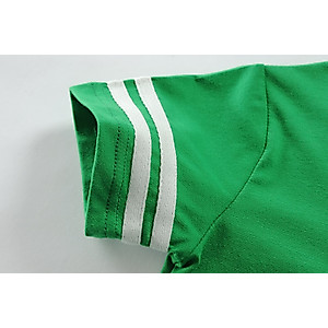 DDSOL Toddler Boy Girl St Patrick's Day Tshirt Baby Luck Green Shamrock Clover Shirt Outfit Short Sleeve Clothes Kid Saint Irish Tee Top Size 3T