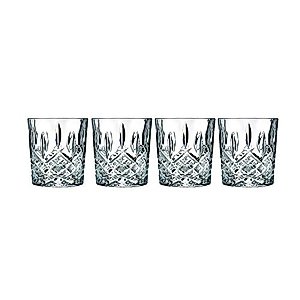 Marquis by Waterford Markham Double Old Fashion Set of 4, 11 oz, Clear
