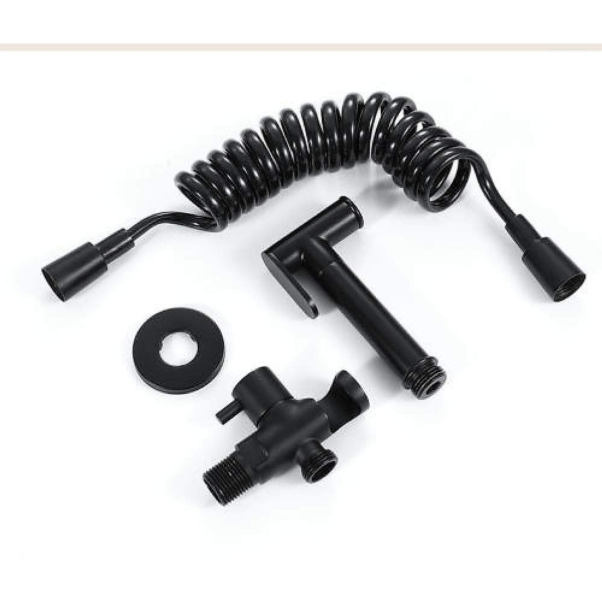 JIYTG Bidet Stainless Steel Bathroom Shower Head Kit Accessory Bidet Set Bathroom Toilet Spray Gun Brass Bidet Showerheads