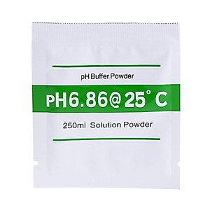 Nynelly Only 6.86,15pcs pH Meter Buffer Solution Powder for Precise and Easy for Precise pH Calibration Powder Solution
