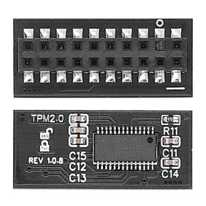TPM 2.0 Module LPC Interface 20Pin Module Motherboard Compatible with TPM2.0 Remote Card Encryption Security Board Electronic Component