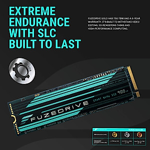 Enmotus FuzeDrive SLC Hybrid SSD 900GB PRO Gaming M.2 Gen 3 PCIe NVMe Built-in Artificial Intelligence w/ x4 TBW Endurance, Up to 3470 MB/s Read – 2000MB/s Write (P200-900/24)