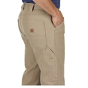 Coleman Men's Fleece Lined Utility Pants (as1, Waist_Inseam, Numeric_40, Numeric_30, Regular, Regular, Greige, Relaxed)