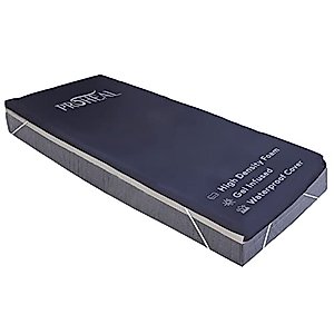 Hospital Bed Gel Topper - Prevent And Treat Bed Sores - High Density And Resilient Foam Mattress Topper - Pressure Redistribution - 34" x 76" x 3.5"