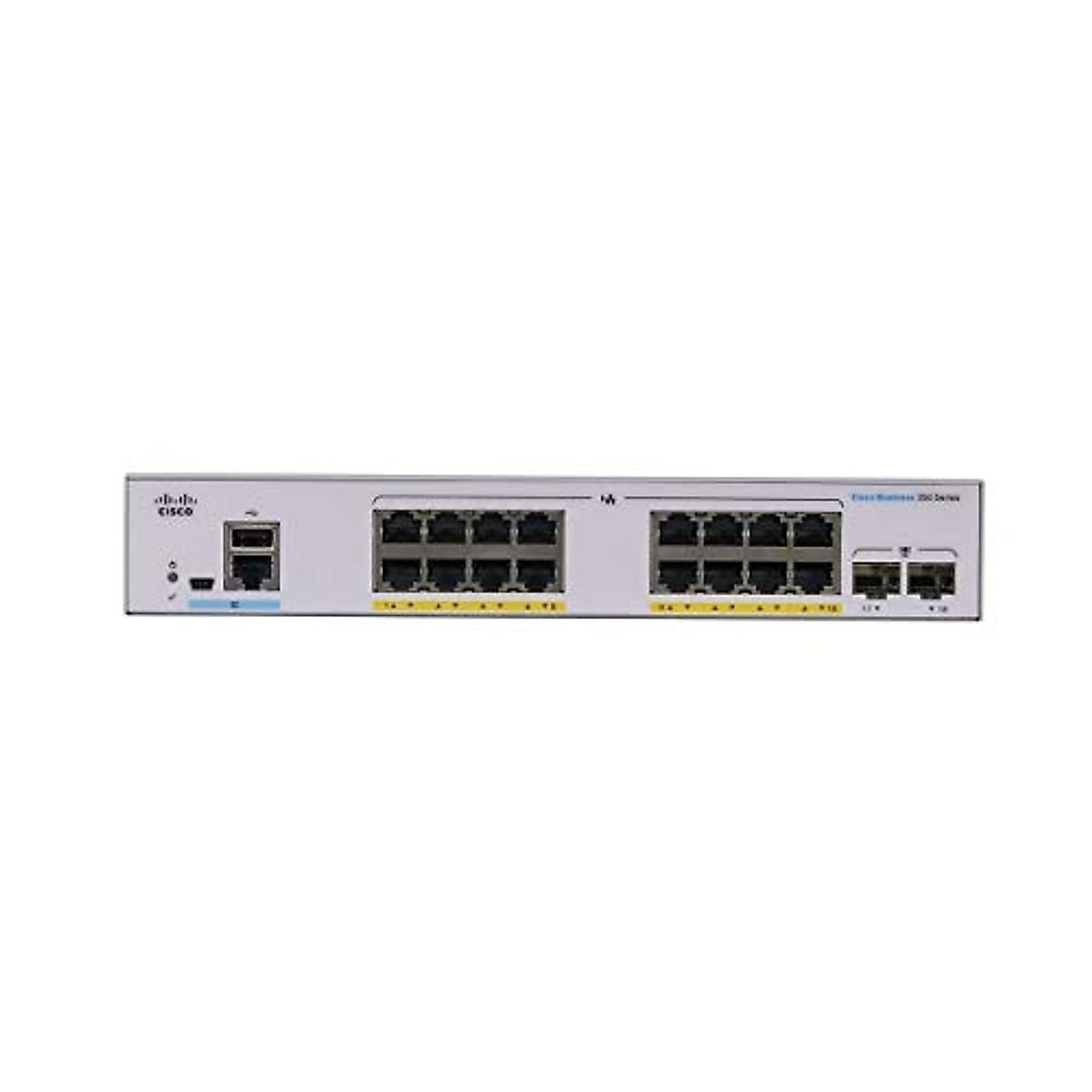 Cisco Business CBS350-16FP-2G Managed Switch | 16 Port GE | Full PoE | 2x1G SFP | Limited Lifetime Protection (CBS350-16FP-2G)