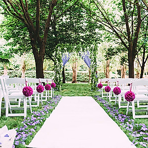 8pcs Artificial Grass Plants Fake Bushes Artificial Shrubs Artificial Fake Grass Plant Faux Wheat Grass for Outdoor UV Resistant Plastic Greenery Plants (5, White)