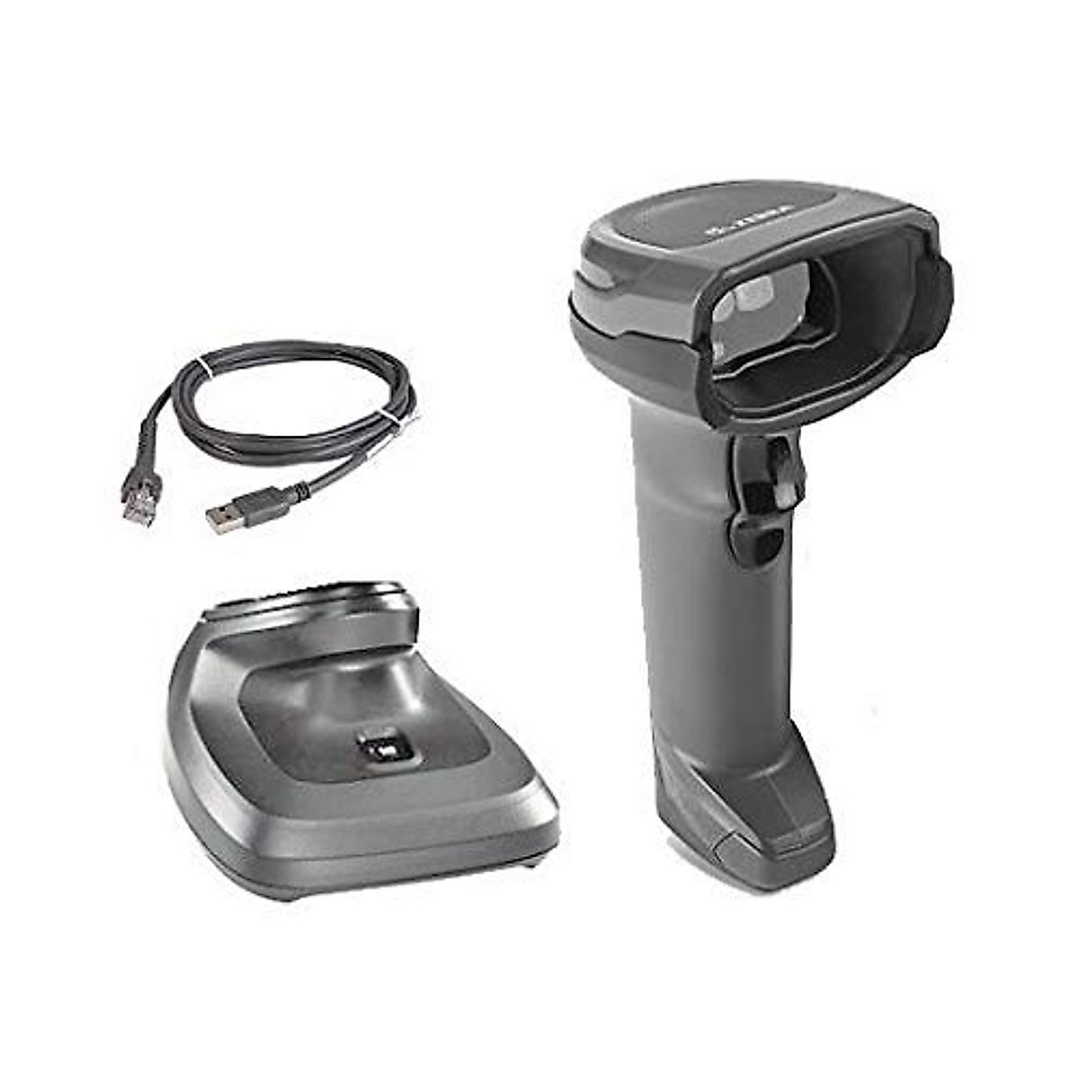 Zebra DS8178 Wireless 2D/1D Barcode Scanner, up to 330FT Cordless Range, 2500mAh Removable/Rechargeable Battery, Bluetooth to Cradle + Pair Direct To All Phones/Tablets, USB Cradle Included (Renewed)