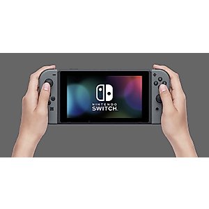 Nintendo Switch Deluxe Holiday Game Bundle: Nintendo Switch with Gray Joy-Con - 6.2" Touchscreen LCD Display + Nintendo Switch Minecraft Game and T.F. Card