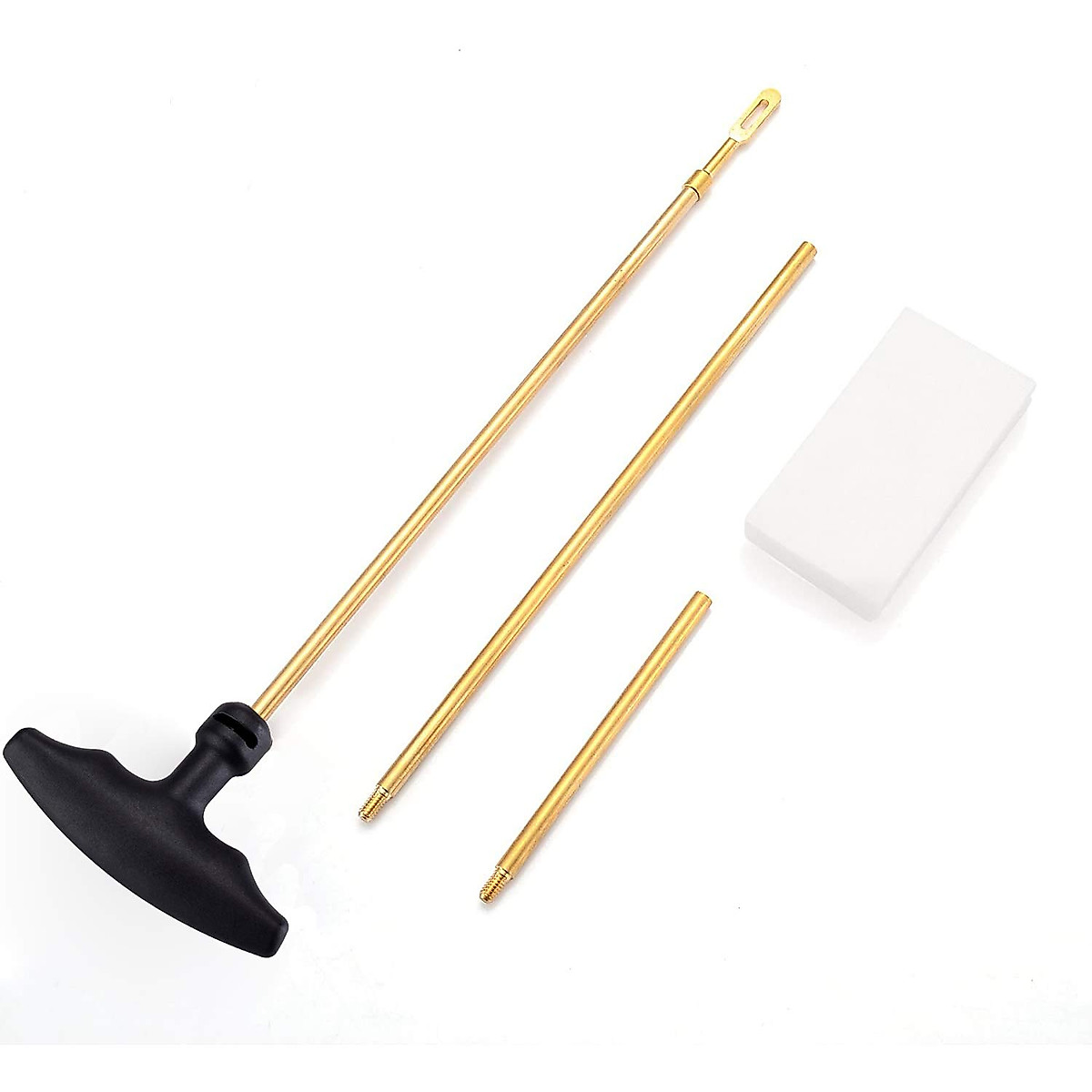 BOOSTEADY 7.62MM Cleaning Kit Pro .223/5.56 Rifle Gun Cleaning Kit with Bore Chamber Brushes Metal Pick Kit Brass Cleaning Rod in Zippered Organizer Compact Combo Case