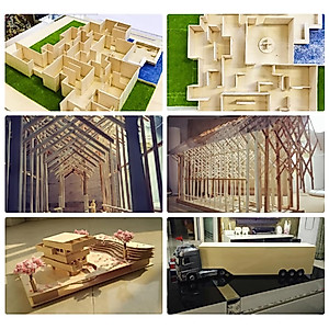 Basswood Sheets - 20 Pack 300 * 200 * 1.5mm Thick,Thin Wood Sheets Perfect for Crafts,Laser Cutting,Carving,Cricut Maker Projects,Veneer and Model Building