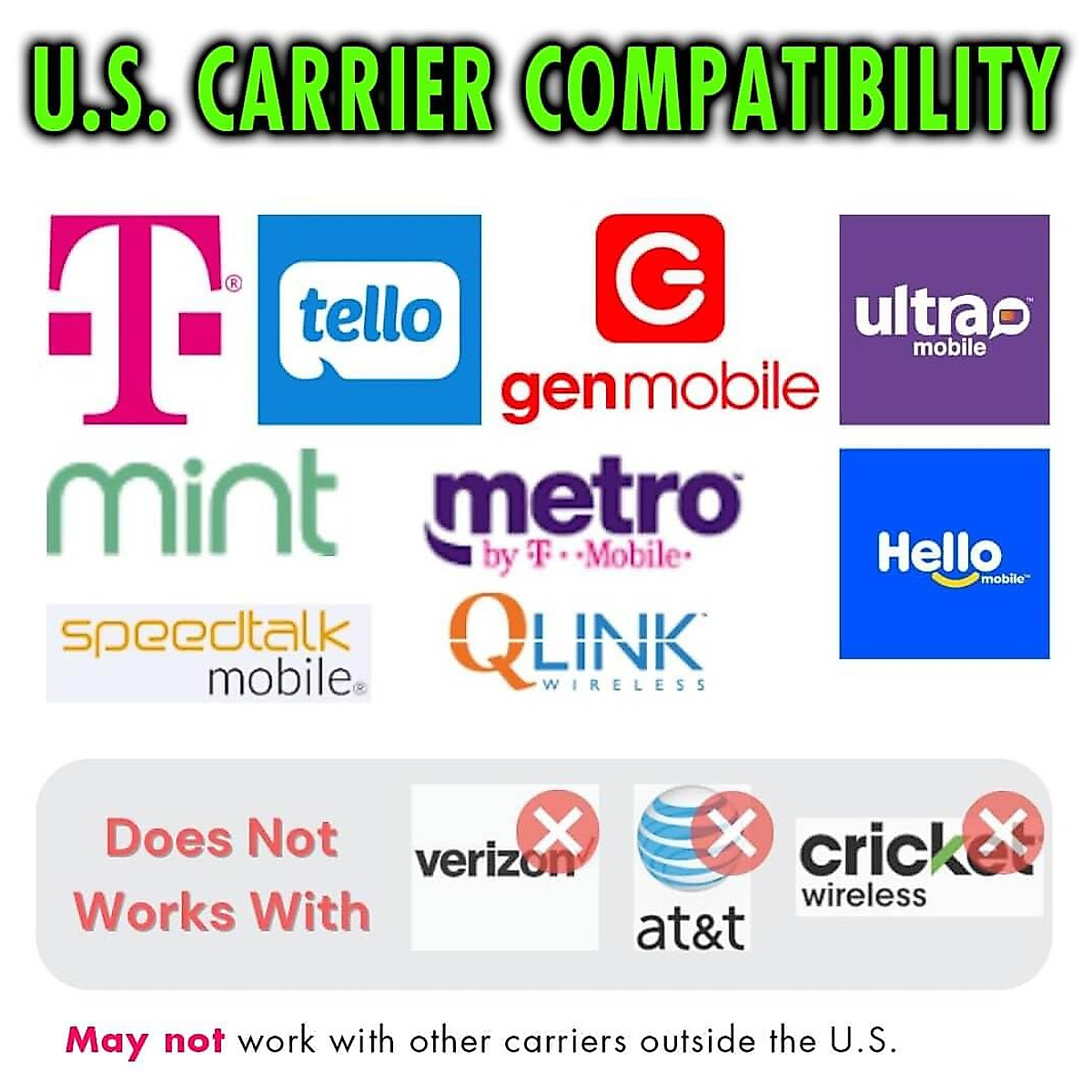 NUU A15 Cell Phone 4GB + 128GB, Compatible with Mint, Metro, T-Mobile, Qlink and More, Perfect for Teenagers, Dual SIM 4G, Octa-Core Helio G36 2.2GHz 6.5" HD+, Android 13, White, US Warranty