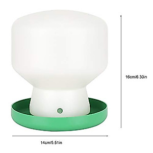 Green Cover Automatic Drinker, Automatic Bird Water Dispenser, Drinking Fountain, for balcony Outdoor wild for Starling Cockatiels