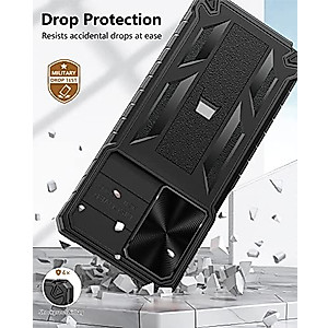 for Motorola Moto G-Stylus 4G-2022 Case: Military Grade Drop Proof Protective Rugged TPU Matte Shell | Thin Shockproof Durable Protection Tough Cell Phone Cover with Built-in Kickstand (NOT 5G)