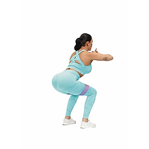 SweatyShark Women's Workout Outfit Set Active 2 Pieces Camo Seamless Yoga Leggings with Paded Sports Bra Racer Back Sky Blue