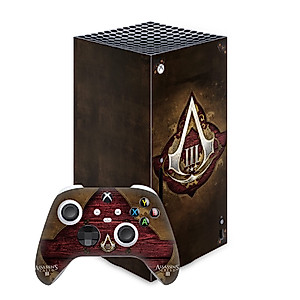 Head Case Designs Officially Licensed Assassin's Creed Freedom Edition III Graphics Matte Vinyl Sticker Gaming Skin Decal Cover Compatible with Xbox Series X Console and Controller Bundle