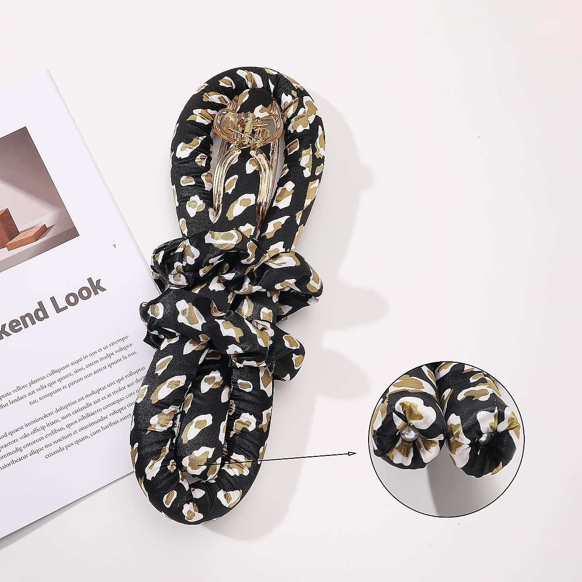 Heatless Curler Curling Rod Headband Overnight Curls Waves Satin Jumbo Large Big No Heat Hair Roller for Women