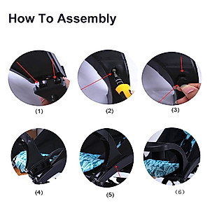 ROMIRUS Food Tray Stroller Accessories Compatible for BabyZen YOYO 6+ YOYO+