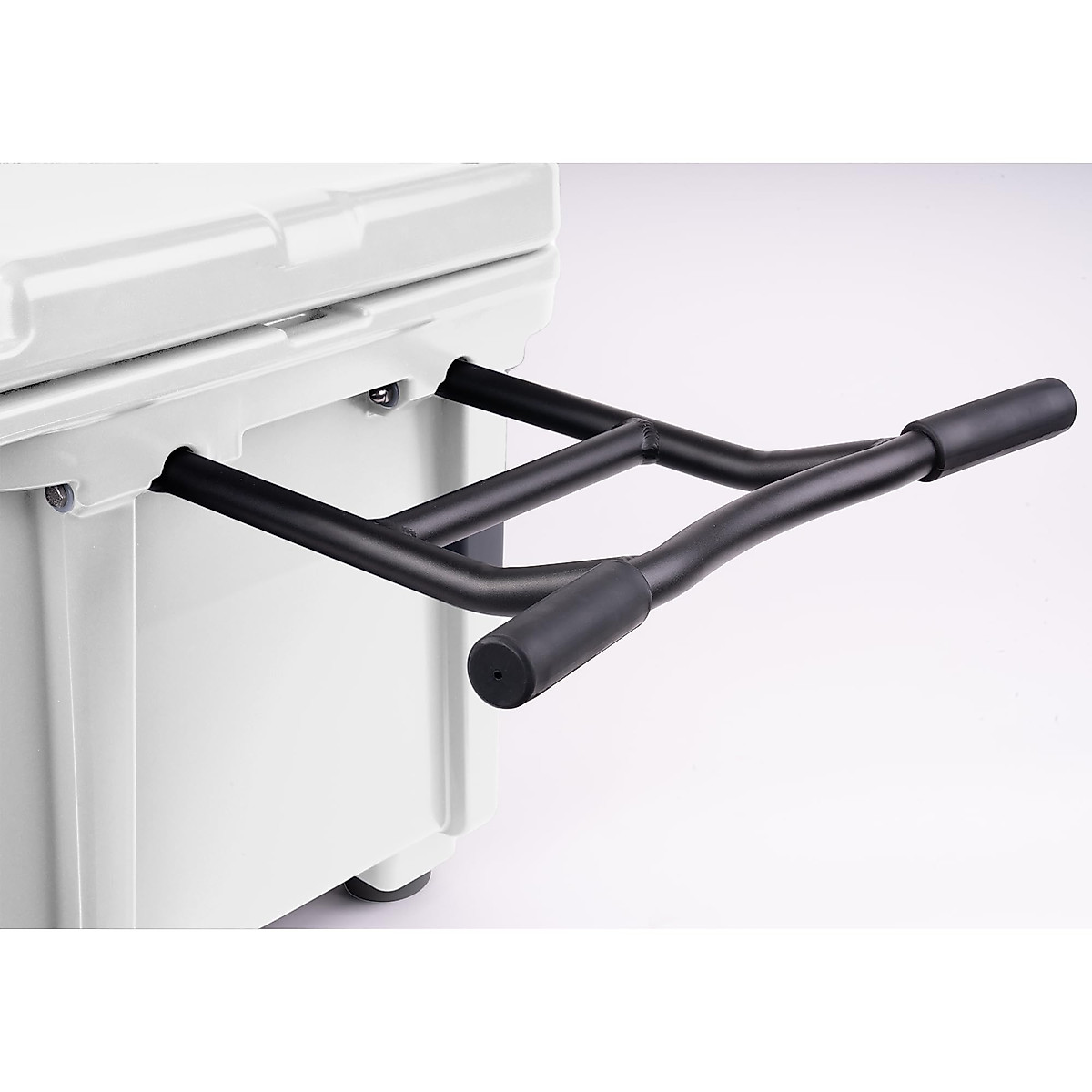 ORCA 65-Quart Insulated Rolling Cooler with Wheels and Pull Handle, White, Rugged, Sturdy for Beach, Camping, Fishing, Travel, Road Trip, Hunting