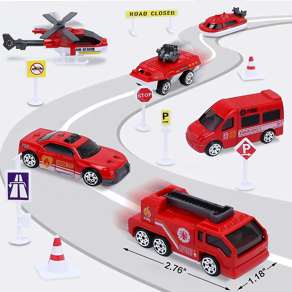 HAENPLE Toddler Toys for 3-5 Year Old Boys,Cars Truck Toys Transport Carrier Set,Valentines Day Gifts for Kids,Die-cast Vehicles Includes 12 Mini Toy Cars Easter Gifts for Kids Boy Age 3-7