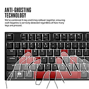Cooler Master MasterKeys Pro L White LED Mechanical Gaming Keyboard, Cherry MX Brown, Full Size (Large)