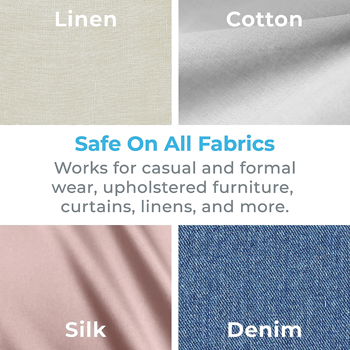 Pure Enrichment® PureSteam™ XL Standing Steamer with Garment Hanger - Heats in 45 Seconds with 0.5-Gallon Water Tank for 1 Hour Continuous Steaming - Includes Fabric Brush and Easy-roll Wheels