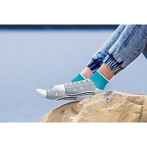 KONY Women’s 5 Pack Lightweight Cotton (86%) Novelty Low Cut Socks Cool Sneakers Ankle Socks Fun Gifts Idea Size 6-10