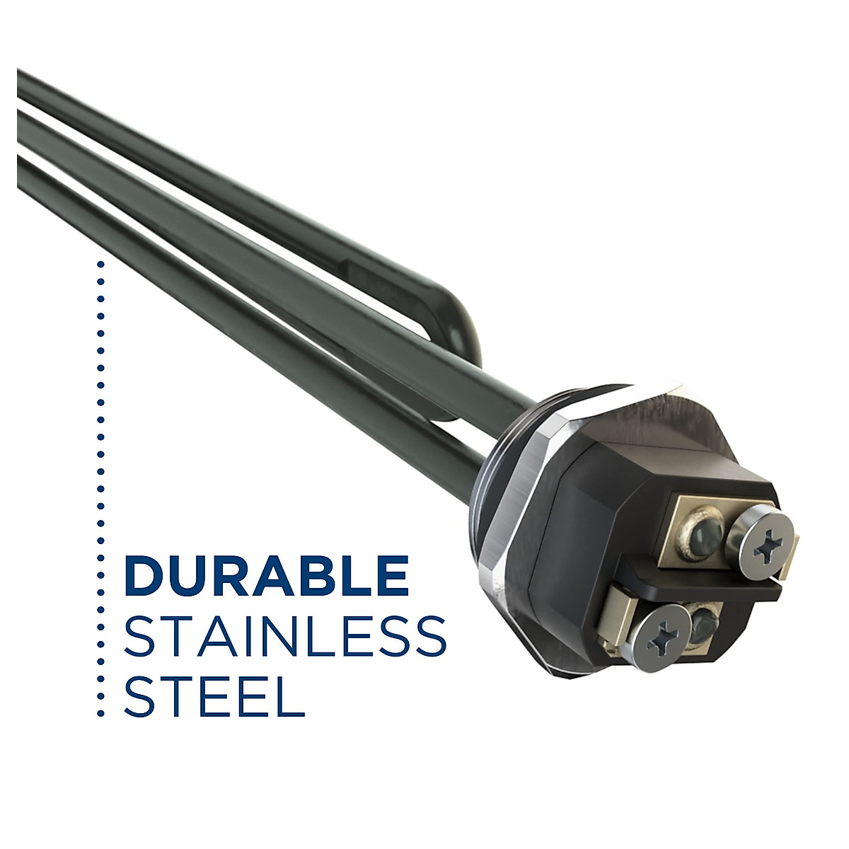 GE Appliances 6 Gallon, Versatile Mini Tank Electric Water Heater with Adjustable Thermostat, Easily Installs Under Sink, 120v