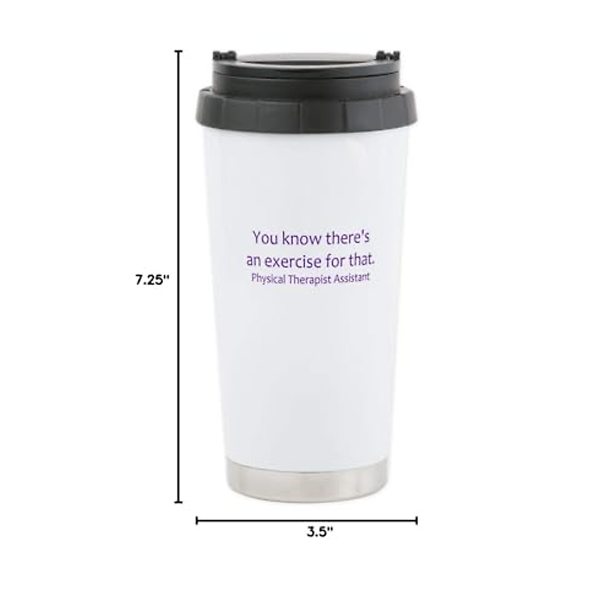 CafePress Pta Exercise For That Stainless Steel Travel Mug 20 oz. Insulated Stainless Steel Coffee Tumbler