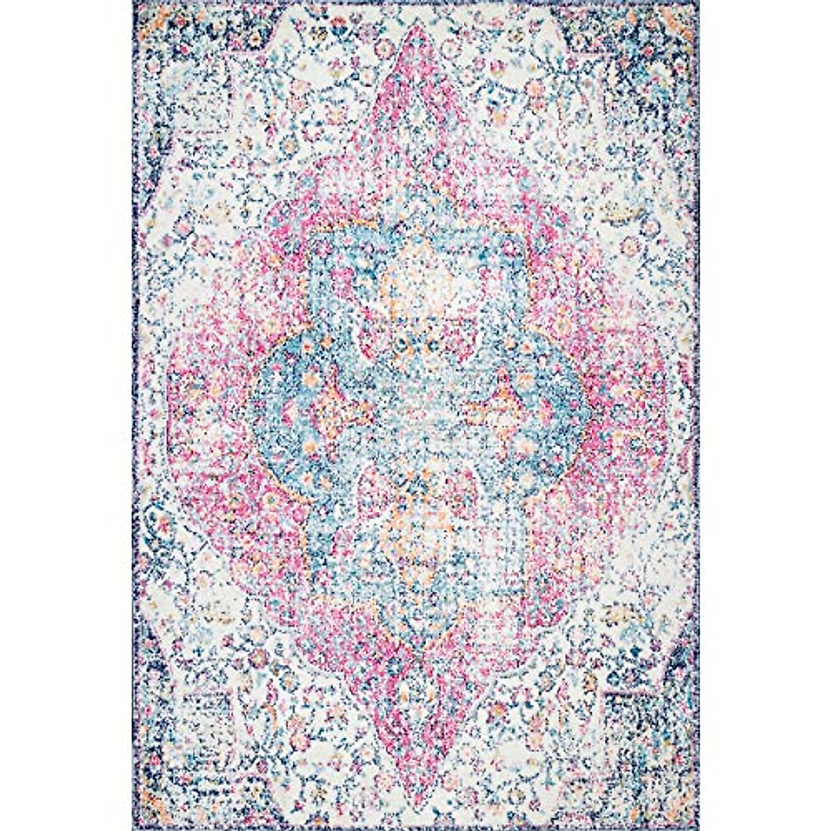 nuLOOM Vintage Maryetta Area Rug, 5' x 7' 5", Red