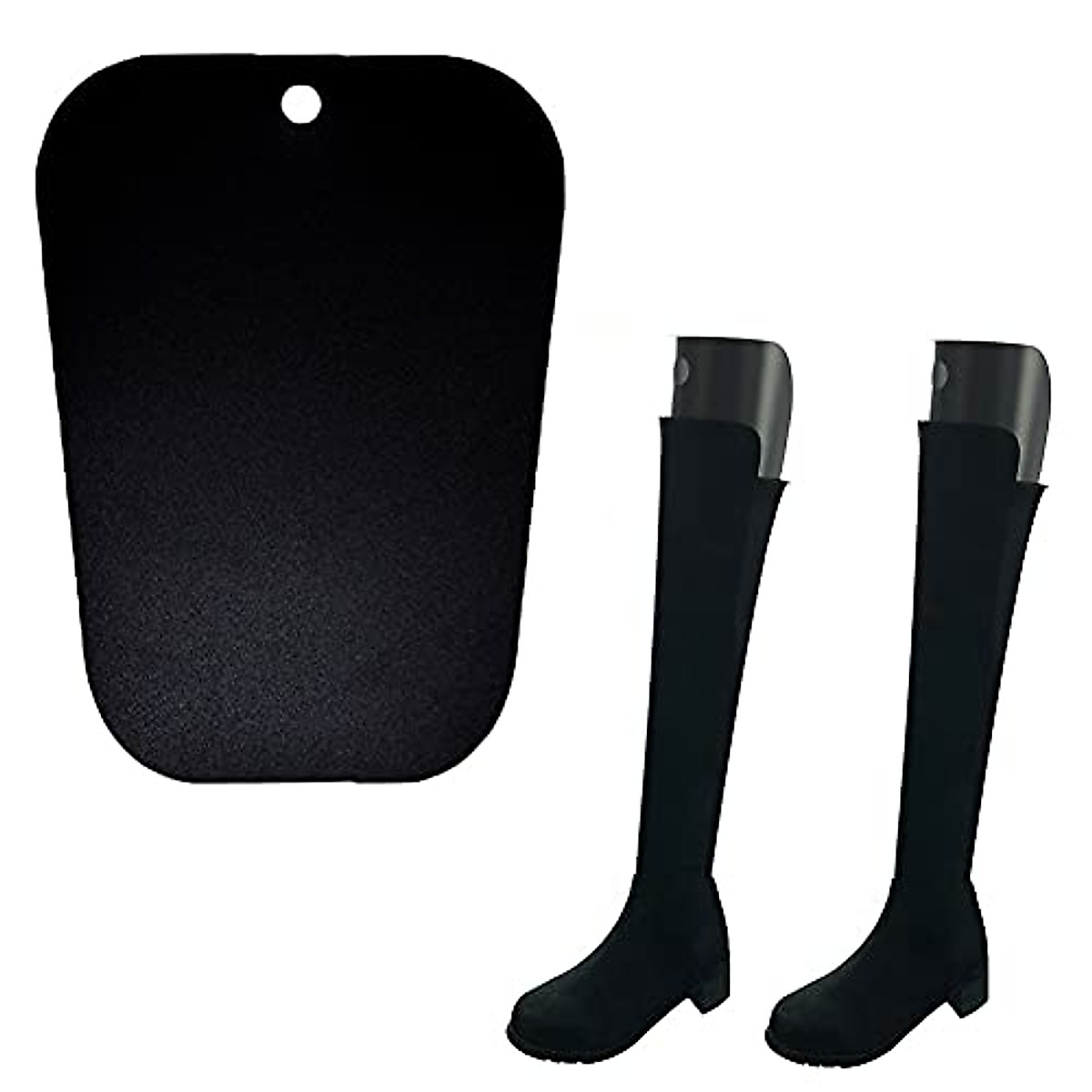 2 Pairs (14inch/36cm H) Practical Plastic Thicken Long Knee High Adult Shoe Support Portable Multifunction Automatic Stand Hanger Shoes Shape Keeper Boot Short Inserts Holder for Men and Women