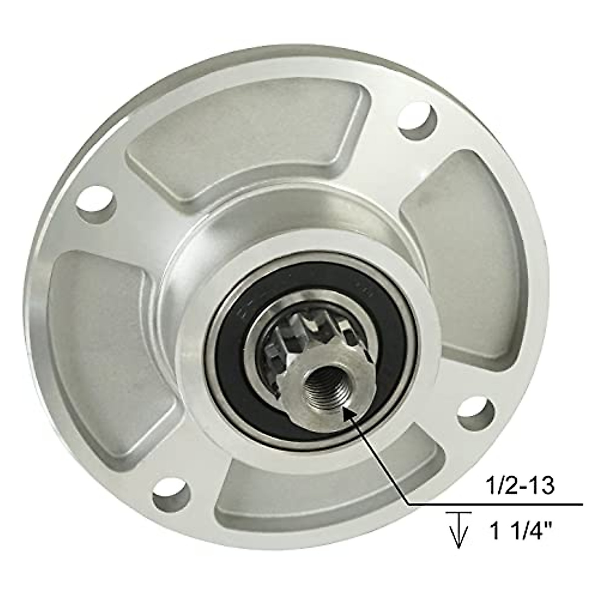 q&p Outdoor Power 601804 36/42/48/54/60" Deck Spindle Assembly Bracket Replaces Hustler 48" 54" 60" Deck Raptor SD SDX Flip-Up Sport 601804 Spindle Assembly