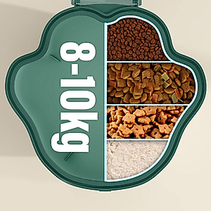 MagiDeal 10KG Large Capacity Food Storage Container, Cereal Rice Flour Dispenser Box with Lids, Sealed Can, Pink