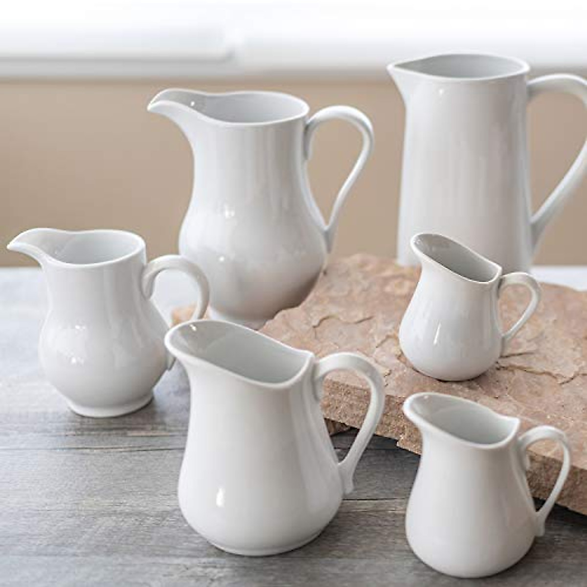 BIA Cordon Bleu Porcelain Serving Pitchers, One Size, White
