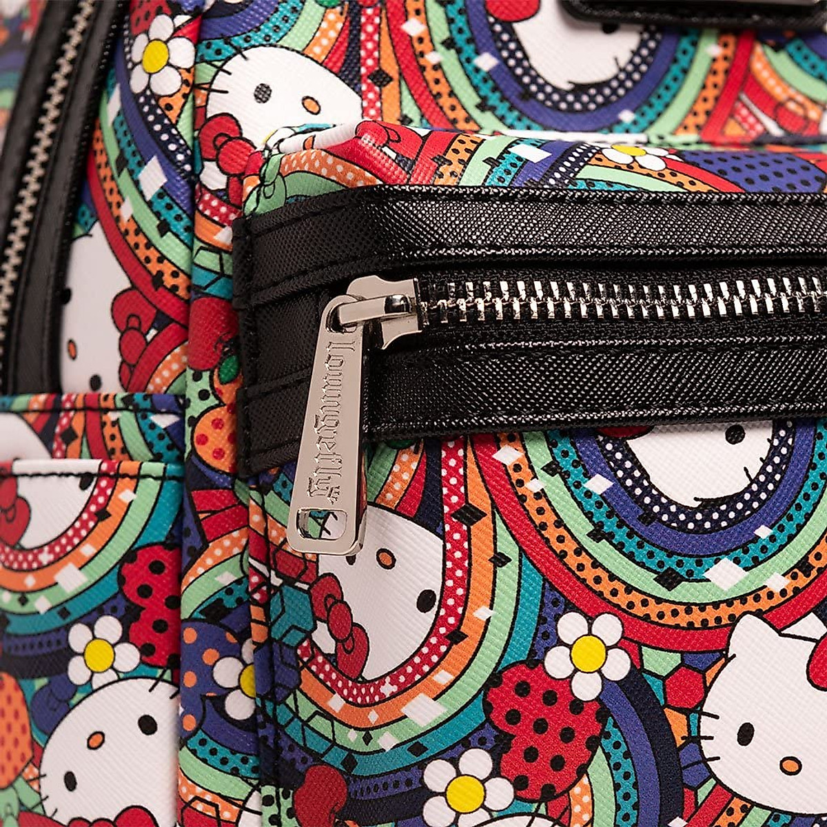 Loungefly Sanrio Hello Kitty Rainbow Abstract Mini Backpack