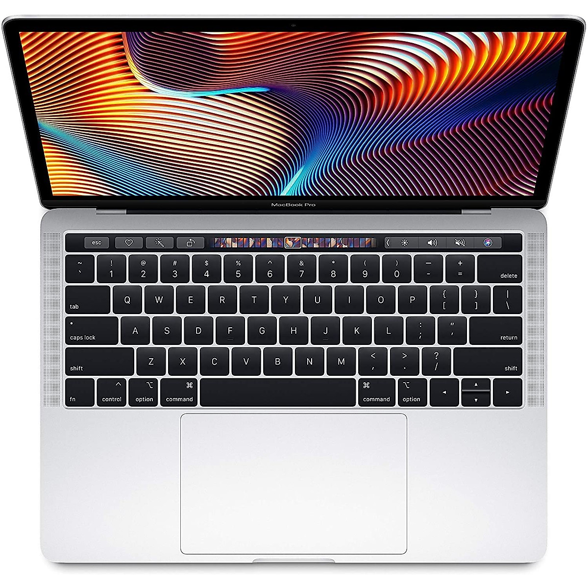 Apple 13 inches MacBook Pro, Retina, Touch Bar, 3.1GHz Intel Core i5 Dual Core, 8GB RAM, 256GB SSD, Silver, MPXX2LL/A (Renewed)