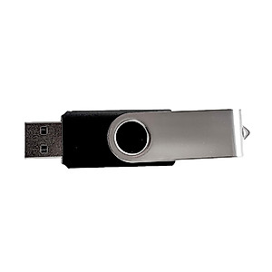 64GB Flash Drives (2 Pack Bulk - Black) 3.0 USB Memory Bundle with (2) Everything But Stromboli Lanyards & (3) White Labels for Pendrive/Flashdrive