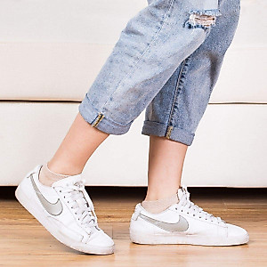 MAGIARTE Womens Ankle Socks Soft Pure Cotton Low Cut Athletic Casual Mutil Color No Show Socks for Women 6-Pack (color#00M)