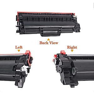 TONERNEEDS TN 660 Toner Cartridge - Black Ink Replacement Cartridges for TN660 & TN630 - High Yield Use - Compatible with Brother Printer HL-L2300D, HL-L2340DW, MFC-L2680W, MFC-L2740DW - (Pack of 4)