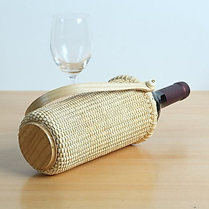 Teng Tian Basket Wine Racks Wine Basketsgift Boxes of Red Wine, Woven Rattan, China Traditional Handicrafts, Casual Stylenatural Environmental Protection