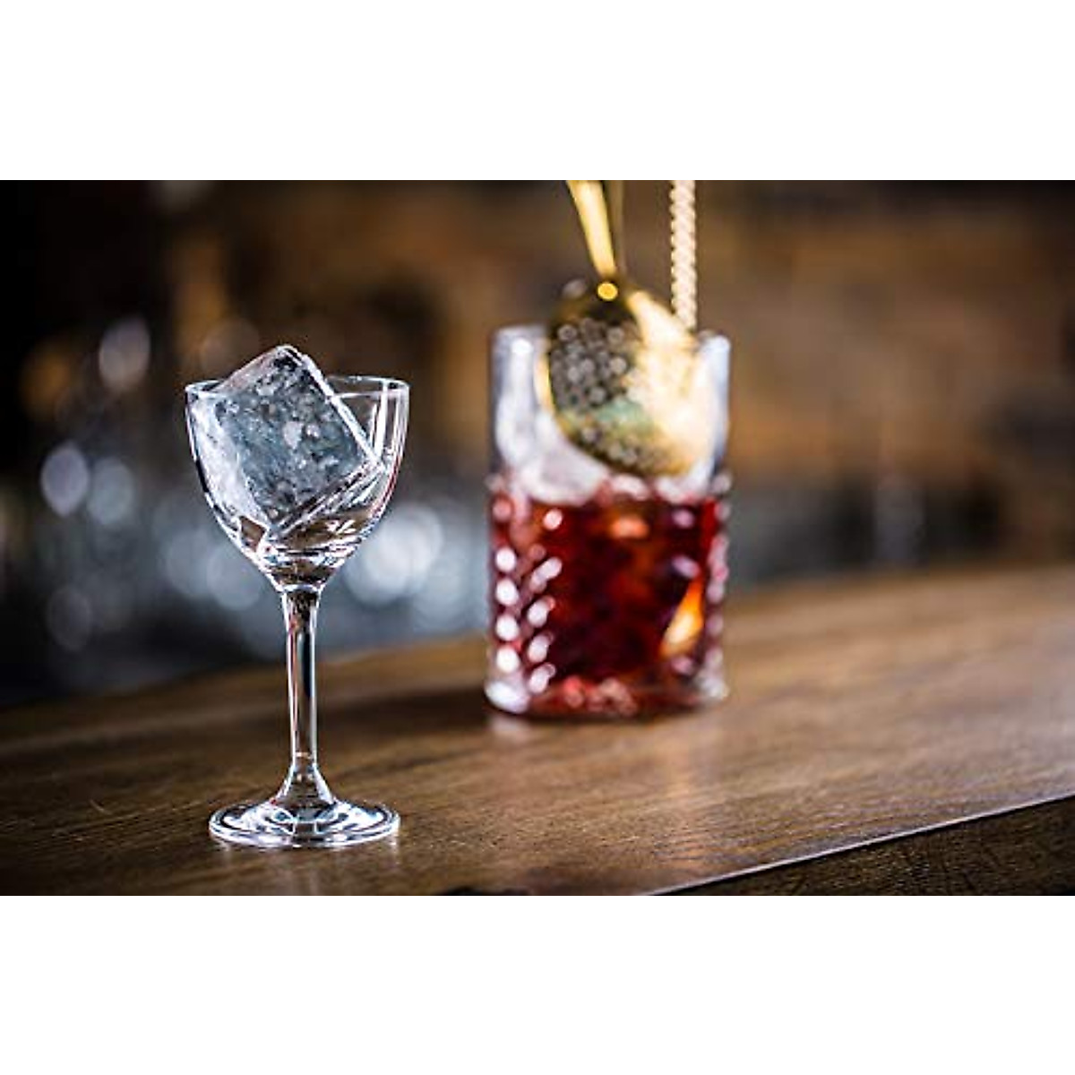 Nick and Nora Coupe Cocktail Glasses - Handblown Small Plain Vintage Coupe Glass to Serve a Manhattan, Martini, Aperitif, Algonquin, or Port Wine, 5-ounce (Plain, 4)