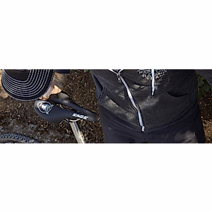 Sage Beccus Bike Saddle | Titanium Rails Bicycle Comfort Cushion Seat | Mountain Road Bikes Padded Cycling Seats | Men and Women Exercise Performance Cycle Accessories (143mm)