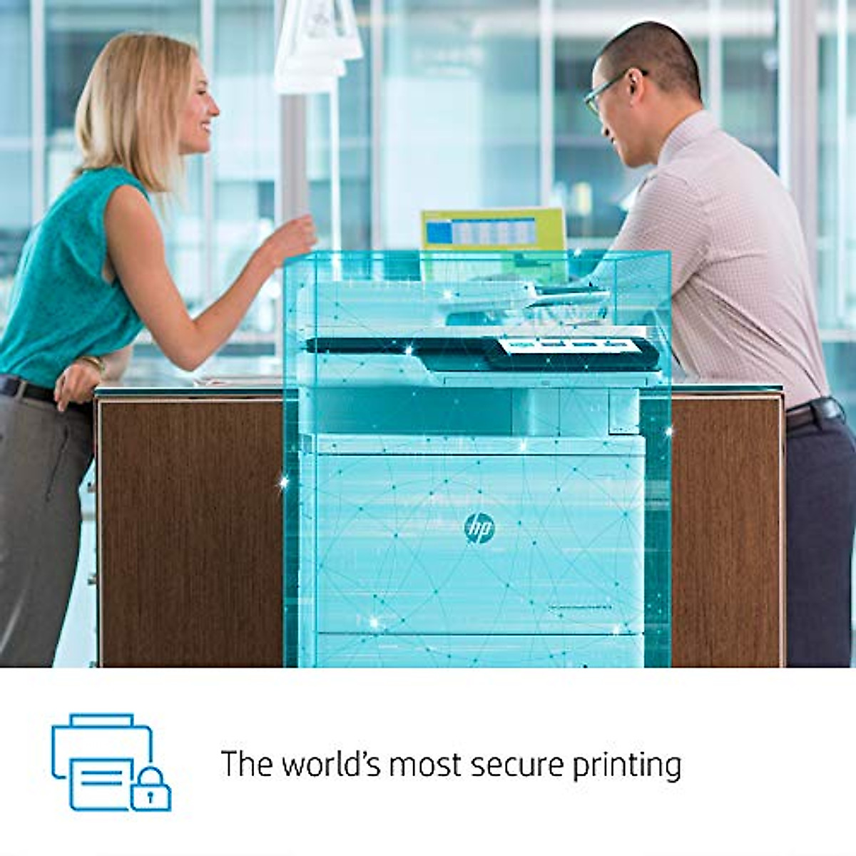 HP Color LaserJet Enterprise Flow Multifunction M578c Duplex Printer with Stapler (7ZU87A)