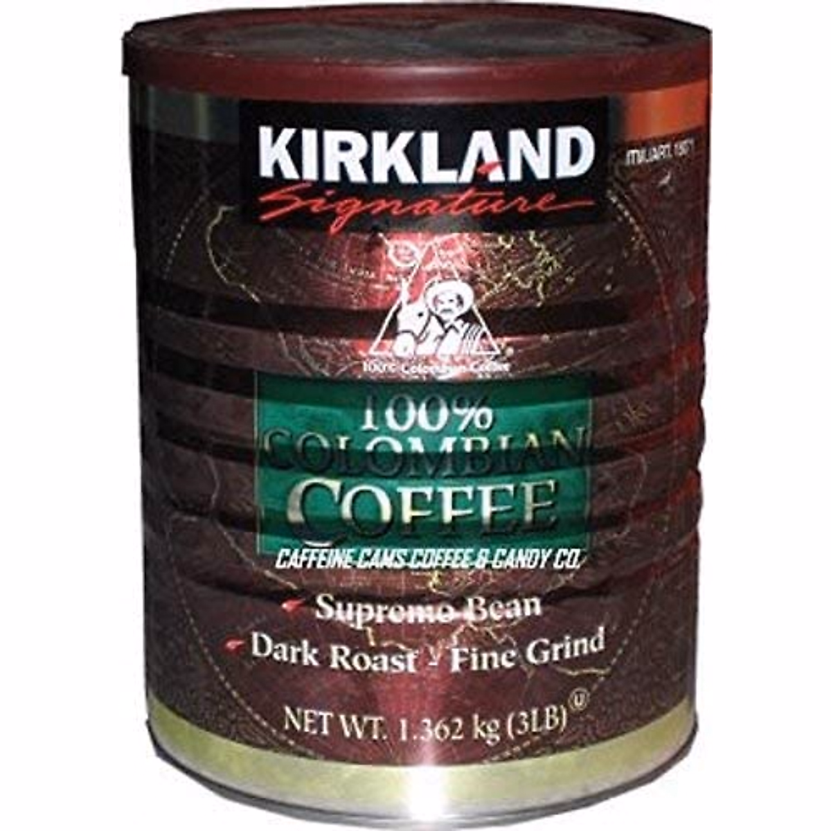 Kirkland Signature 100 Colombian 3 Pound, coffee, 48 Oz (SYNCHKG129194)