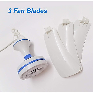 SKYRI Portable Ceiling Fan Mini USB Tent Fans for RV, Camping, Outdoor Hanging Gazebo Tents Ceiling Canopy Dorm Room Fan DC 5V Compatible Battery Power